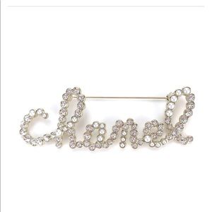 CHANEL | Jewelry | Chanel Gold Plated Cc Logo Pin Brooch | Poshmark